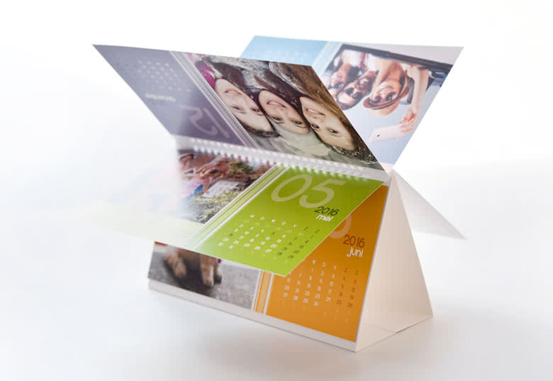 Calendrier de bureau personnalisé avec photos - smartphoto