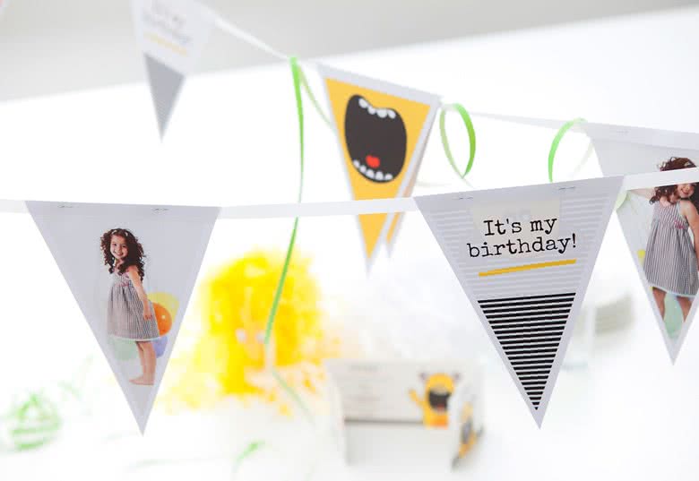 Party Flags with photo - a photo gift from smartphoto - former ExtraFilm