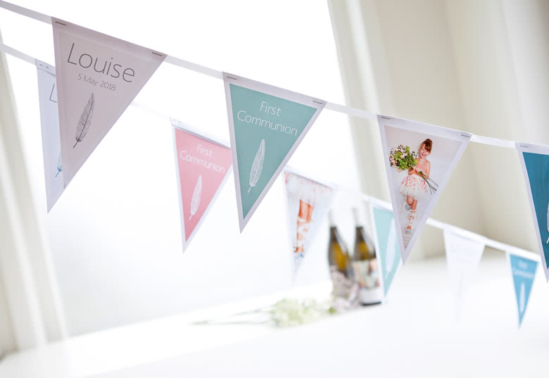 Party Flags with photo - a photo gift from smartphoto - former ExtraFilm