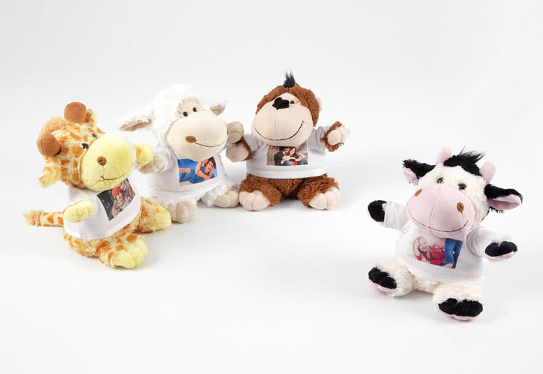 Kosedyr med foto fra smartphoto