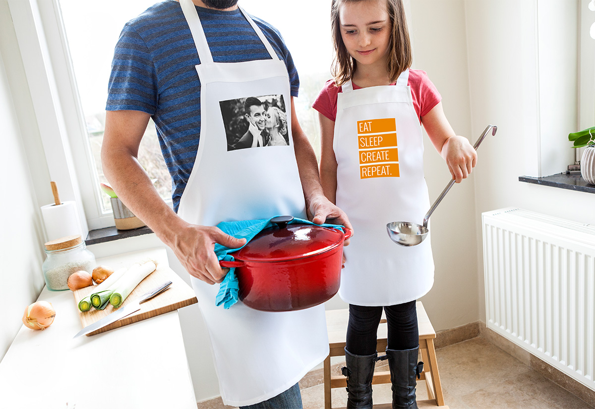 Matlagning med barnen - Förkläde & skärbräda | Smartphoto