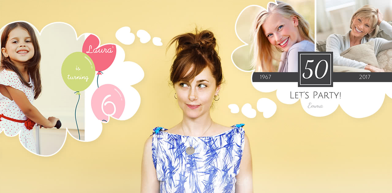 Designs pour un anniversaire