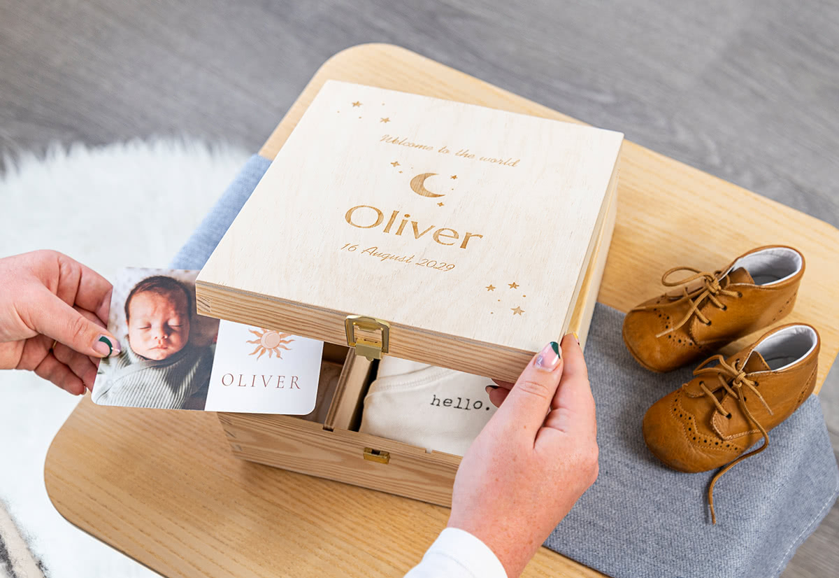A personalised memory box - Cherish the moments that matter