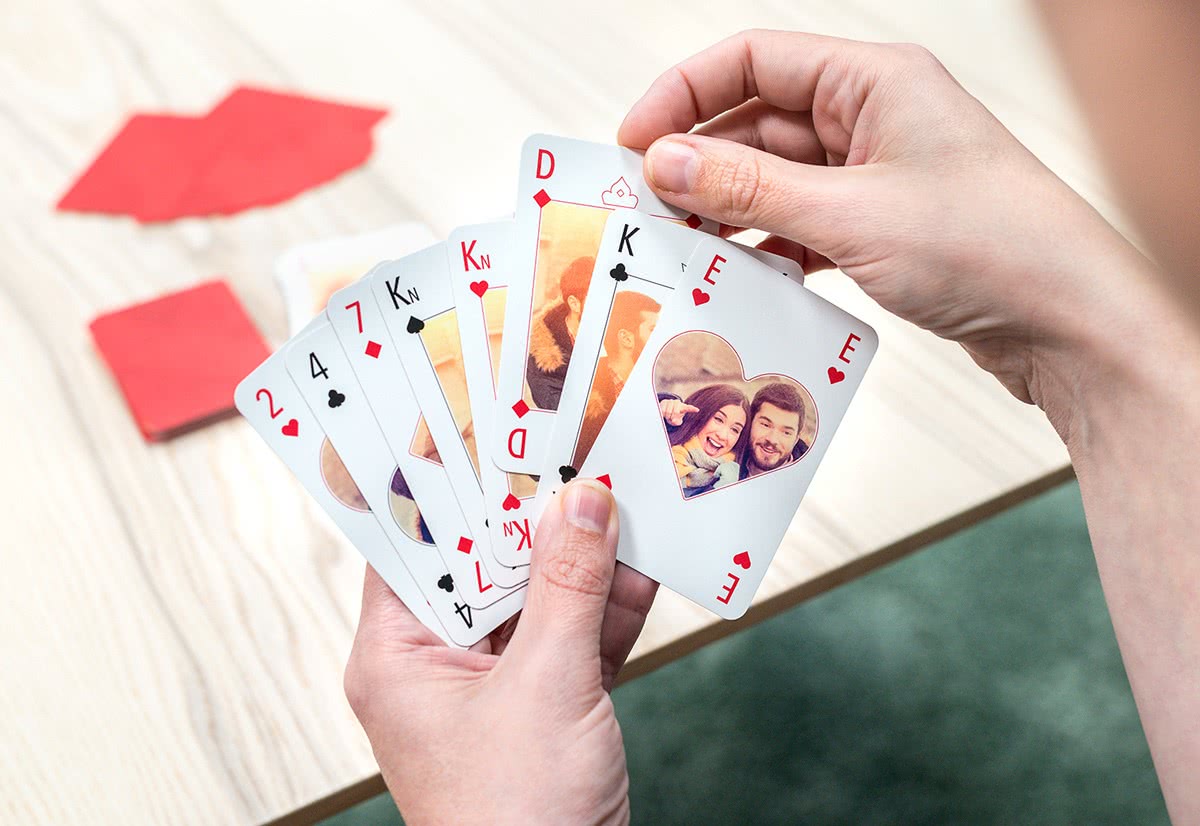 Spillekort med foto - lav dine egne, personlige spillekort online