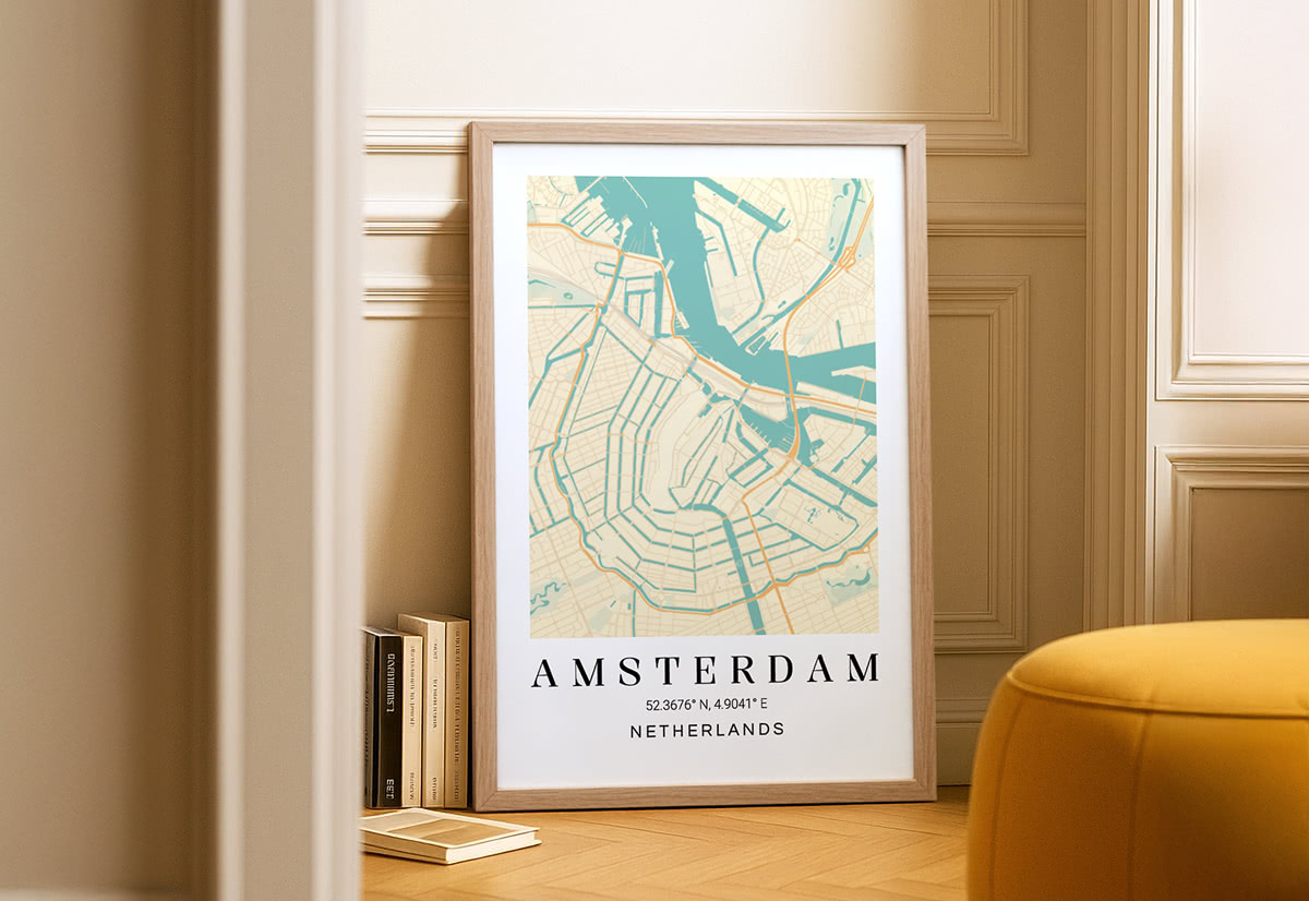 The Perfect Gift: A Custom Map Poster of Where You Met