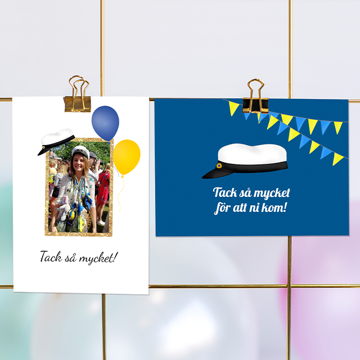 Studentbilder & skyltar - inbjudningskort student | Smartphoto